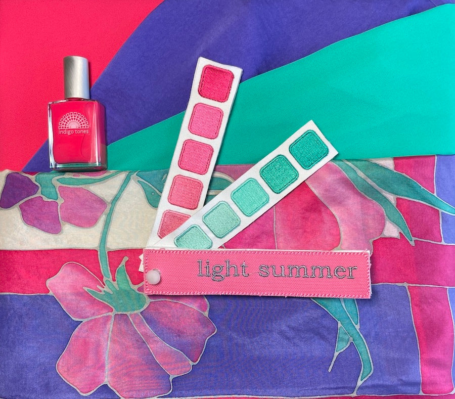 How to Use Your Personal Color Swatch Book with Confidence - Indigo Tones